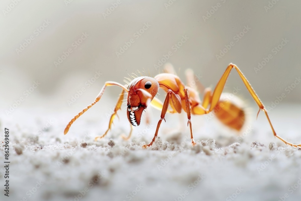A terrifying illustration of an insect named Fire Ant that comes with ...