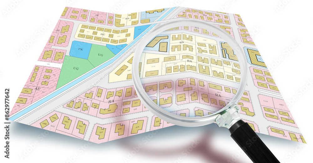 Imaginary Cadastral and General Urban Planning - Zoning regulations ...