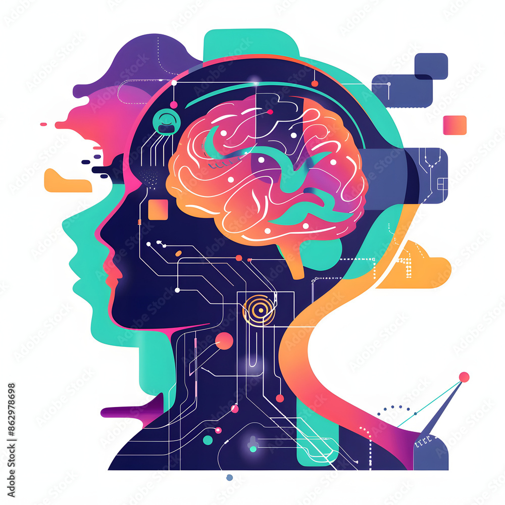 machine learning reaction and ai artificial intelligence.chat bot ...