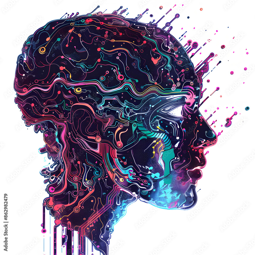 machine learning reaction and ai artificial intelligence.chat bot ...