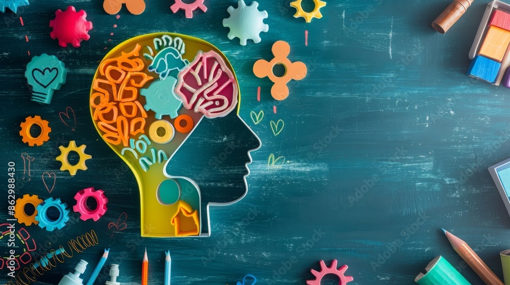 school board with a growth mindset theme, featuring positive ...