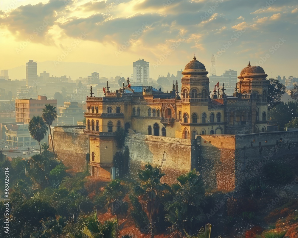 The historic city of Addis Ababa, Ethiopia, known for its cultural ...