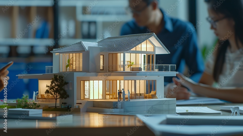 Concepts Architecture and engineer Engineering Design Planning Businessman and architech meeting ...