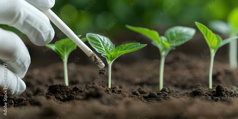 Evaluating soil quality for agriculture through sampling nutrient ...