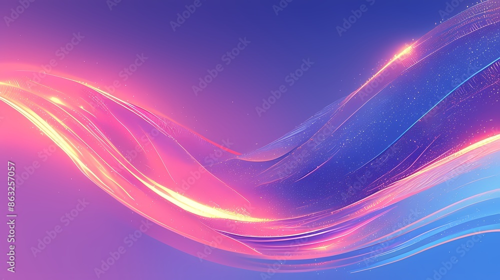 2D abstract background with a gradient color palette transitioning from ...