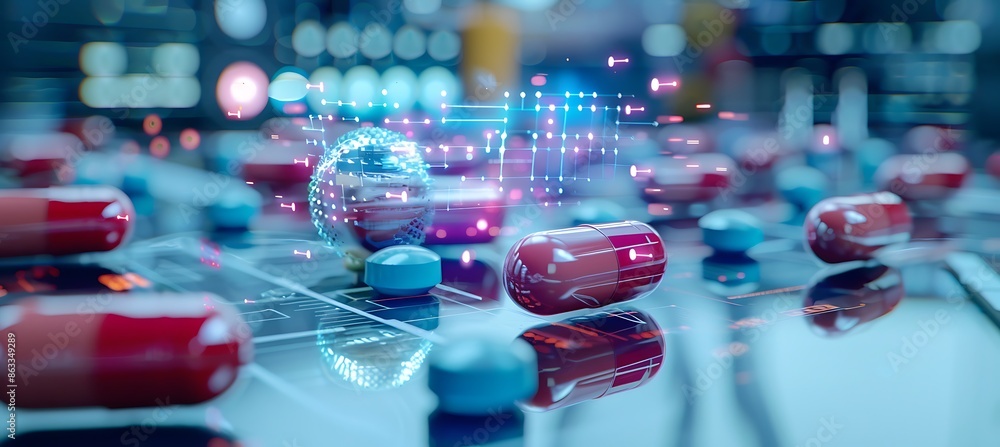 Holographic medication reminder system projecting visual alerts ...