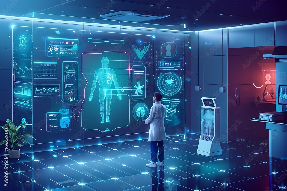 Holographic patient monitoring system providing realtime insights into ...