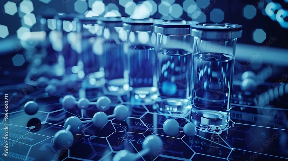 Quantum computing pharmaceutical research platform analyzing complex ...