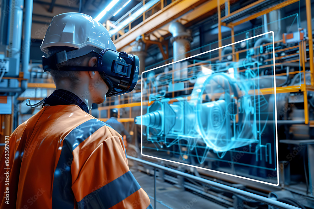 Augmented reality hydroelectric engineering simulator providing ...