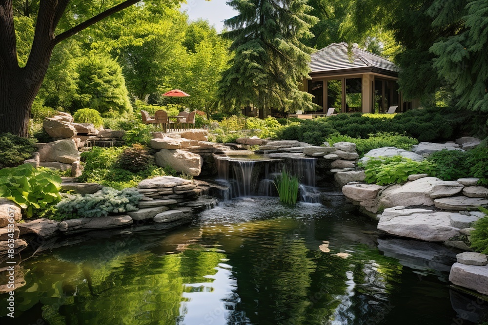 Indulge in the opulence of million-dollar property landscaping captured ...
