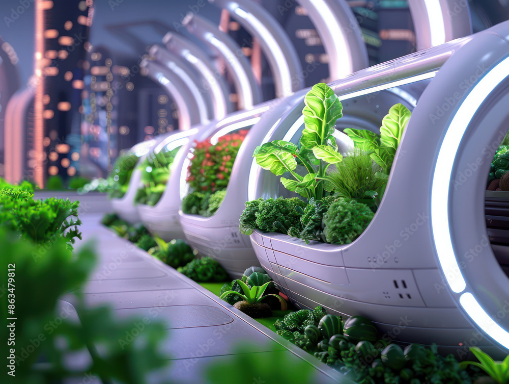 Fotka „Urban Farming Revolution AI Powered Solutions for Sustainable ...