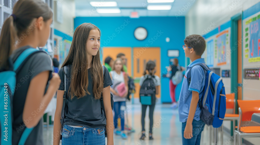 Back to School Night - Parents and students visiting classrooms on back ...