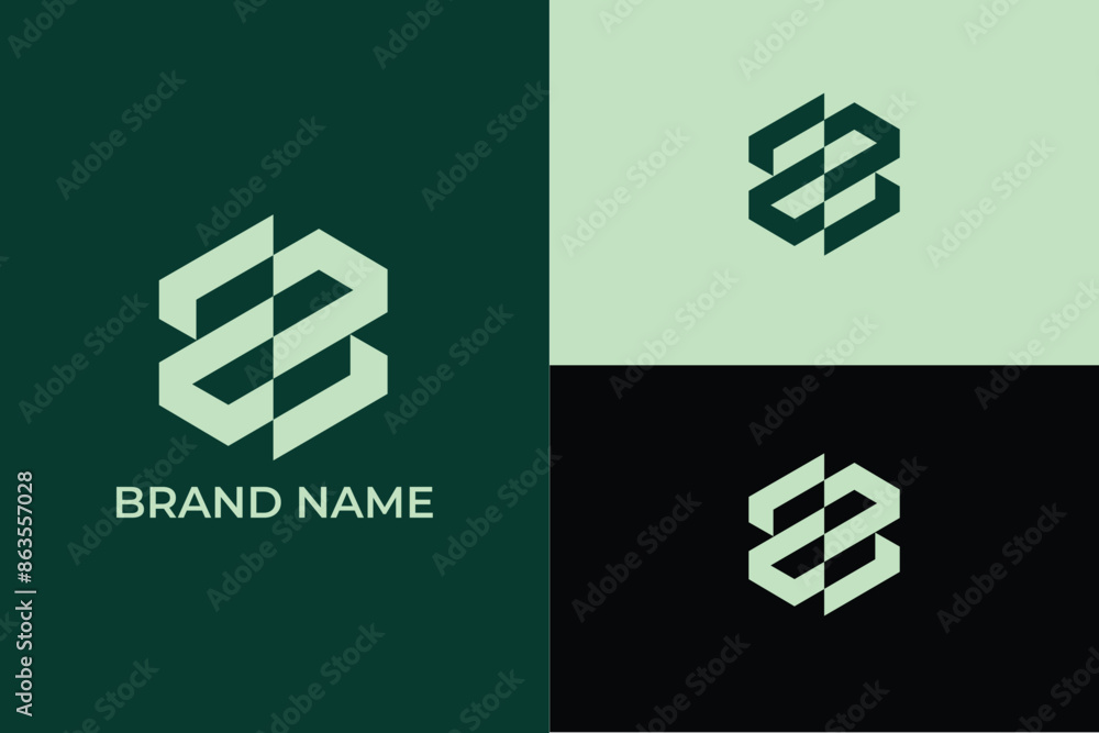 letter SS shield icon geometric logo, letter S S infinity loop ...