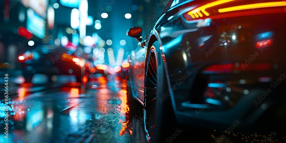 Details on street racing video game with crypto tokens UI design for ...