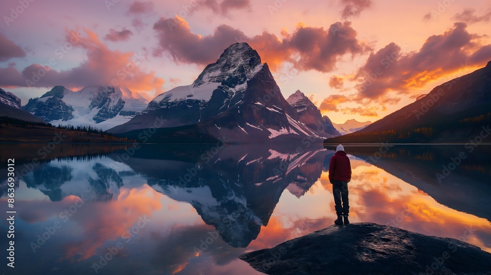 2. Explore the iconic silhouette of Mount Thor, Canada, renowned for ...