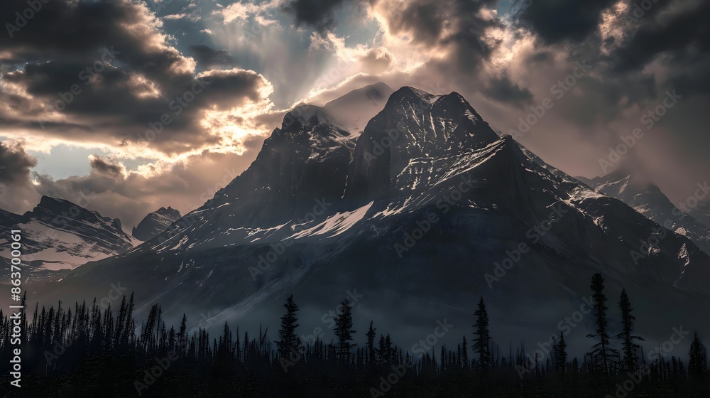 2. Explore the iconic silhouette of Mount Thor, Canada, renowned for ...