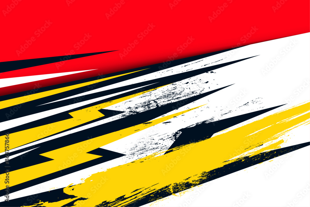 Abstract Background design in horizontal layout. Vector illustration ...