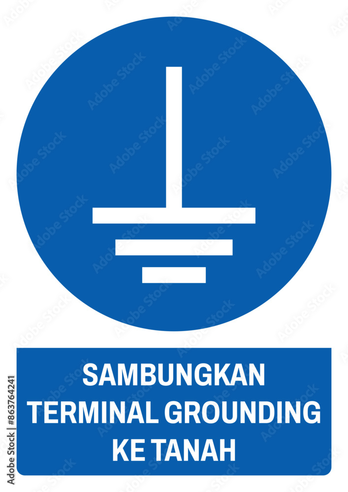 ISO mandatory safety signs v2 in indonesian_sambungkan terminal ...
