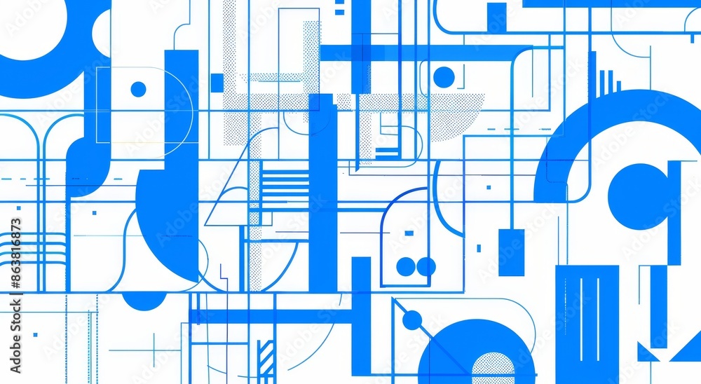 An engineering geometric sketch typeface, architecture font or ... An engineering geometric sketch typeface, architecture font or ...