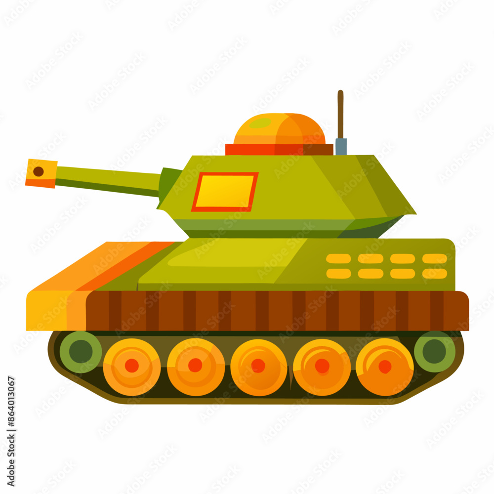 tank clipart cartoon Illustration drawing Stock Vector | Adobe Stock