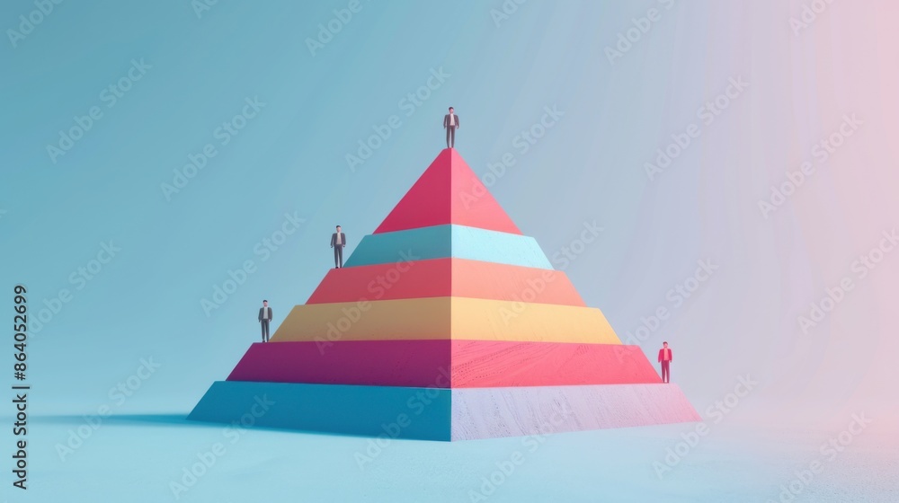 A simple visualization of Maslow's Hierarchy of Needs, highlighting the ...