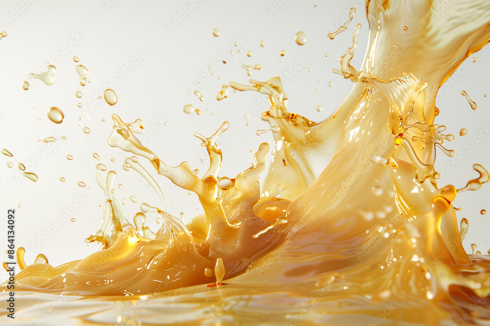 High-resolution commercial photography of a massive splash of random ...