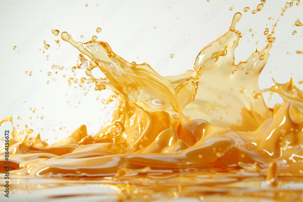 High-resolution commercial photography of a massive splash of random ...