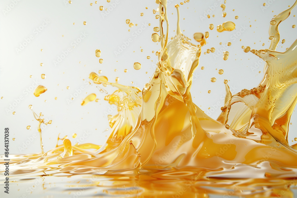 High-resolution commercial photography of a massive splash of random ...