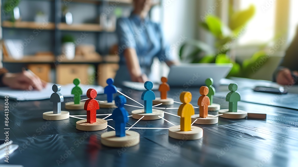 Organizational Structure: Collaborative Teamwork Stock Photo | Adobe Stock