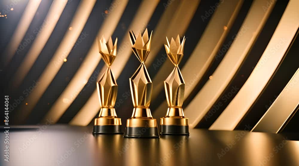 Modern Luxury Award Background. Premium Looking Graphic Template. Royal ...