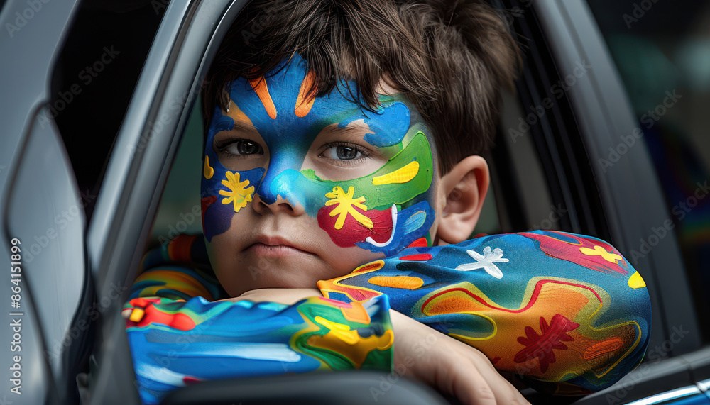 Foto de High Resolution Photorealistic Autism Awareness Car Decals ...