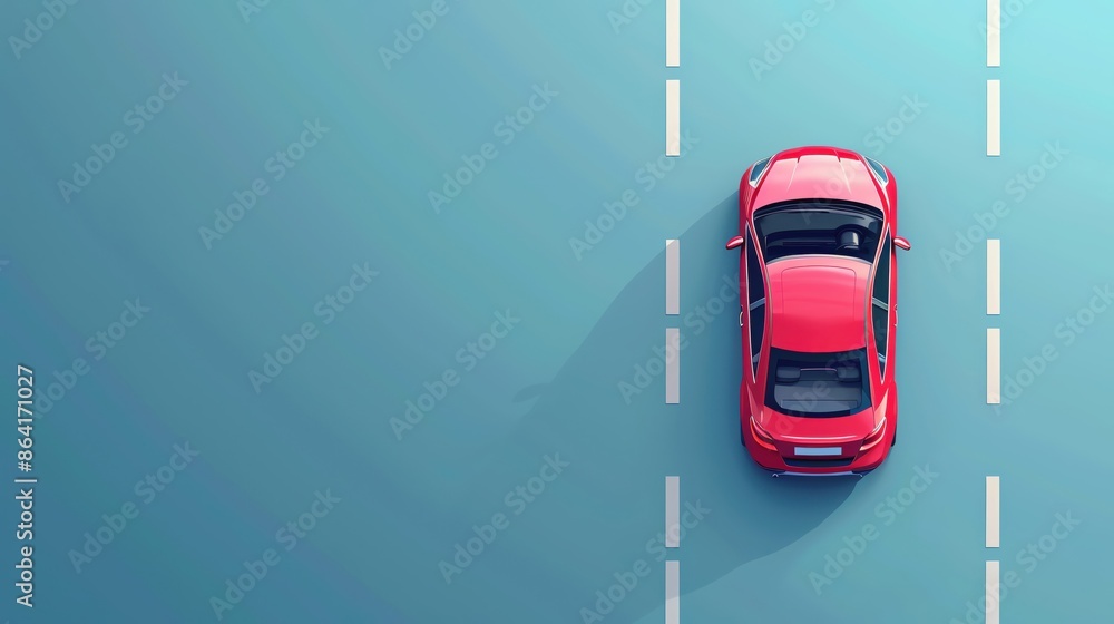 Accident prevention strategies flat design top view theme animation ...