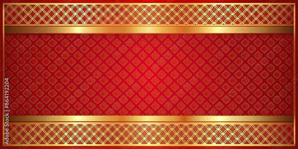 Red and gold background with gold border, red, gold, background, border ...