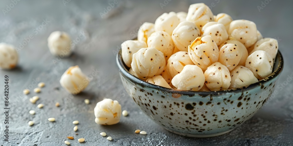 Makhana also called fox nuts or lotus seeds are nutritious seeds ...