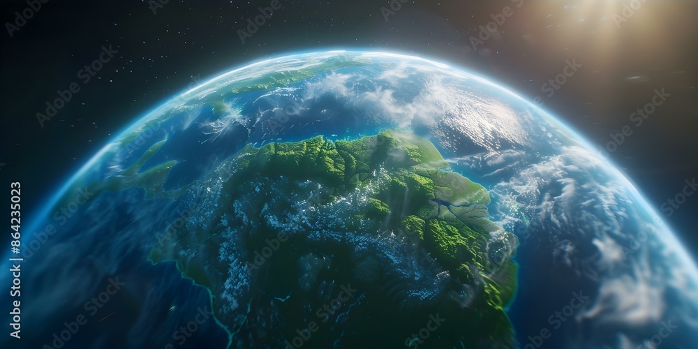 Visual representation of continental drift showcasing the movement of ...