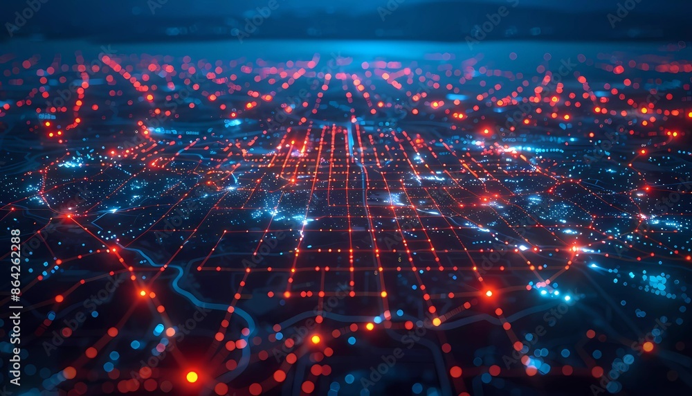 Logistics Transparency Through Blockchain, map of major US logistics ...