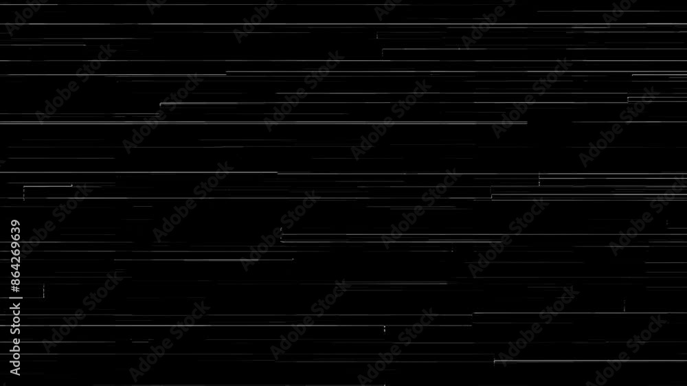 Glitch Lines Abstract Error System Error CRT Screen Animation Overlay ...