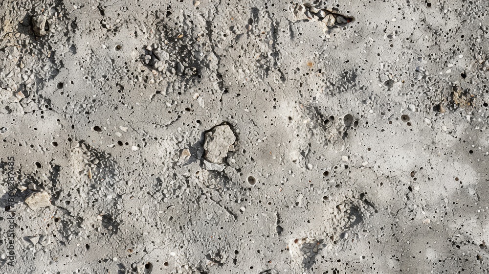 Abstract Close-up of Textured Concrete Surface with Exposed Aggregates ...