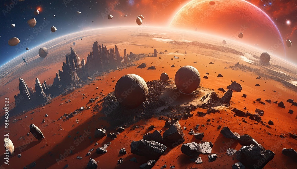 Mars planet, terraforming, Set up a human colony on the planet Mars ...