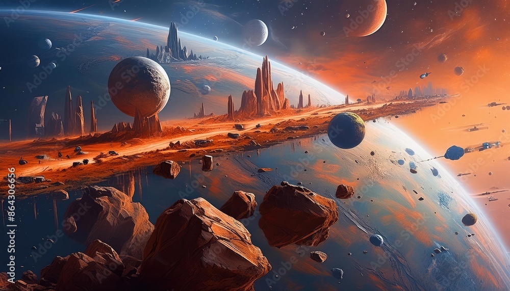 Mars planet, terraforming, Set up a human colony on the planet Mars ...