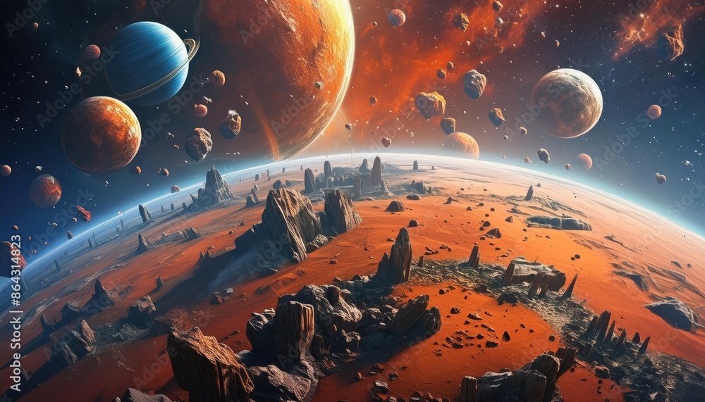 Mars planet, terraforming, Set up a human colony on the planet Mars ...