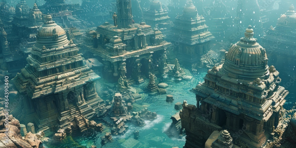 Ancient city of Dwarka, known for its legendary significance and ...
