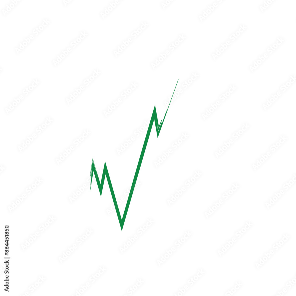 Financial chart arrow with moving up arrow graph transparent png or ...
