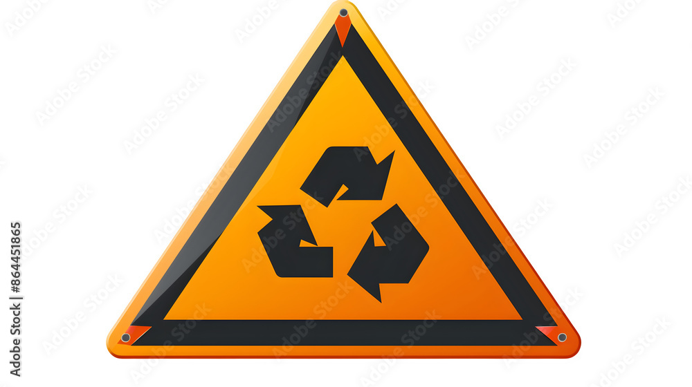 Warning sign with caution symbol, PNG file, transparent background ...