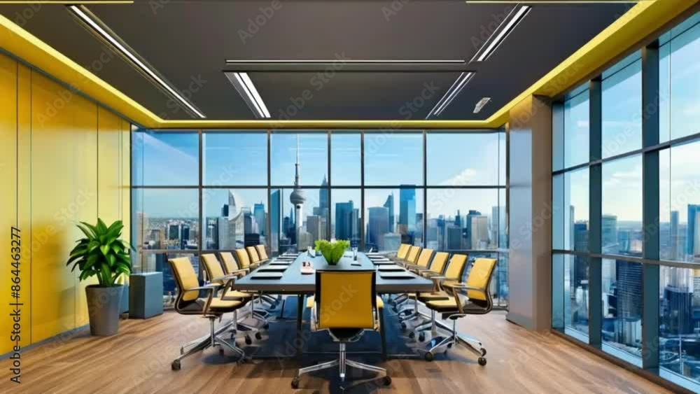 conference room, office room, office with windows, Zoom Virtual ...