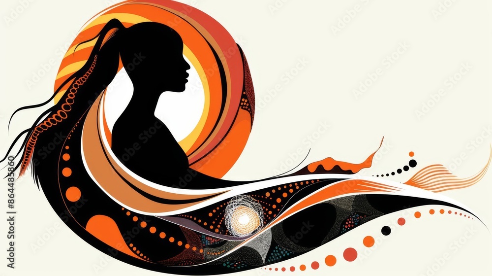 Elegant vector logo celebrating National Indigenous Peoples Day with an ...
