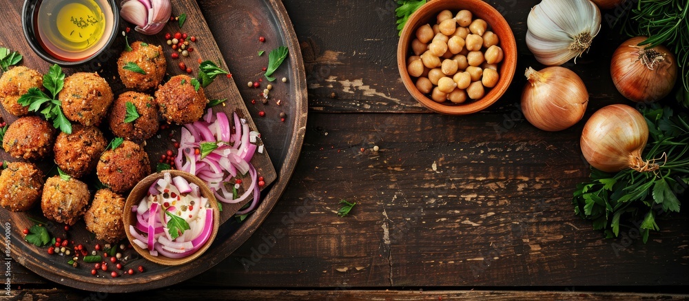 A traditional Middle Eastern and Israeli dish, falafel's recipe ...