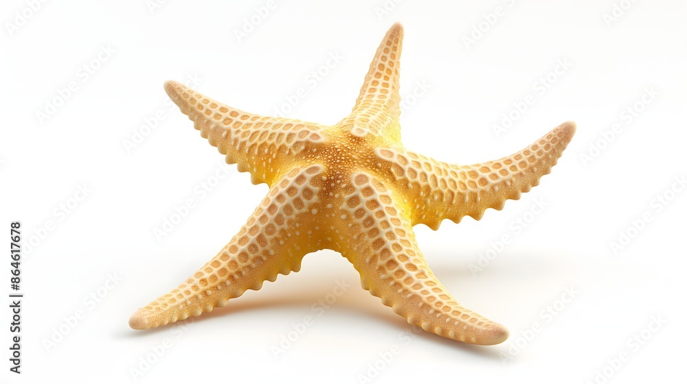 2. Generate a high-resolution image of a starfish in a natural and ...