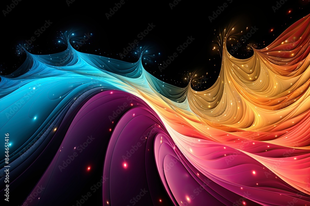 Mandelbrot set fractal and displays it using matplotlib. ilustración de Stock | Adobe Stock