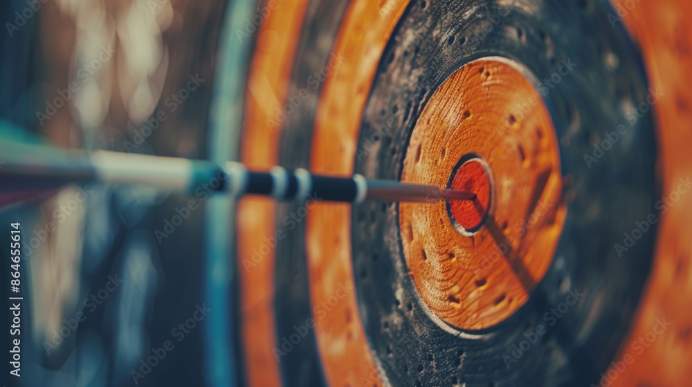 set goals for work. dart aiming at the target center business. goal ...